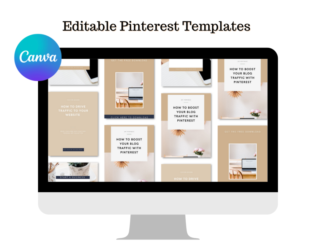 Customizable Pinterest Templates ( Editable in Canva) - The Online ...